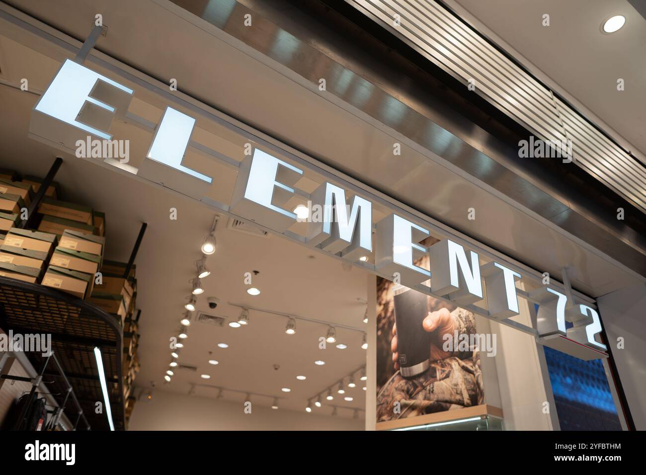 BANGKOK, THAILAND - OCTOBER 26, 2023: Element 72 store in Terminal 21 ...