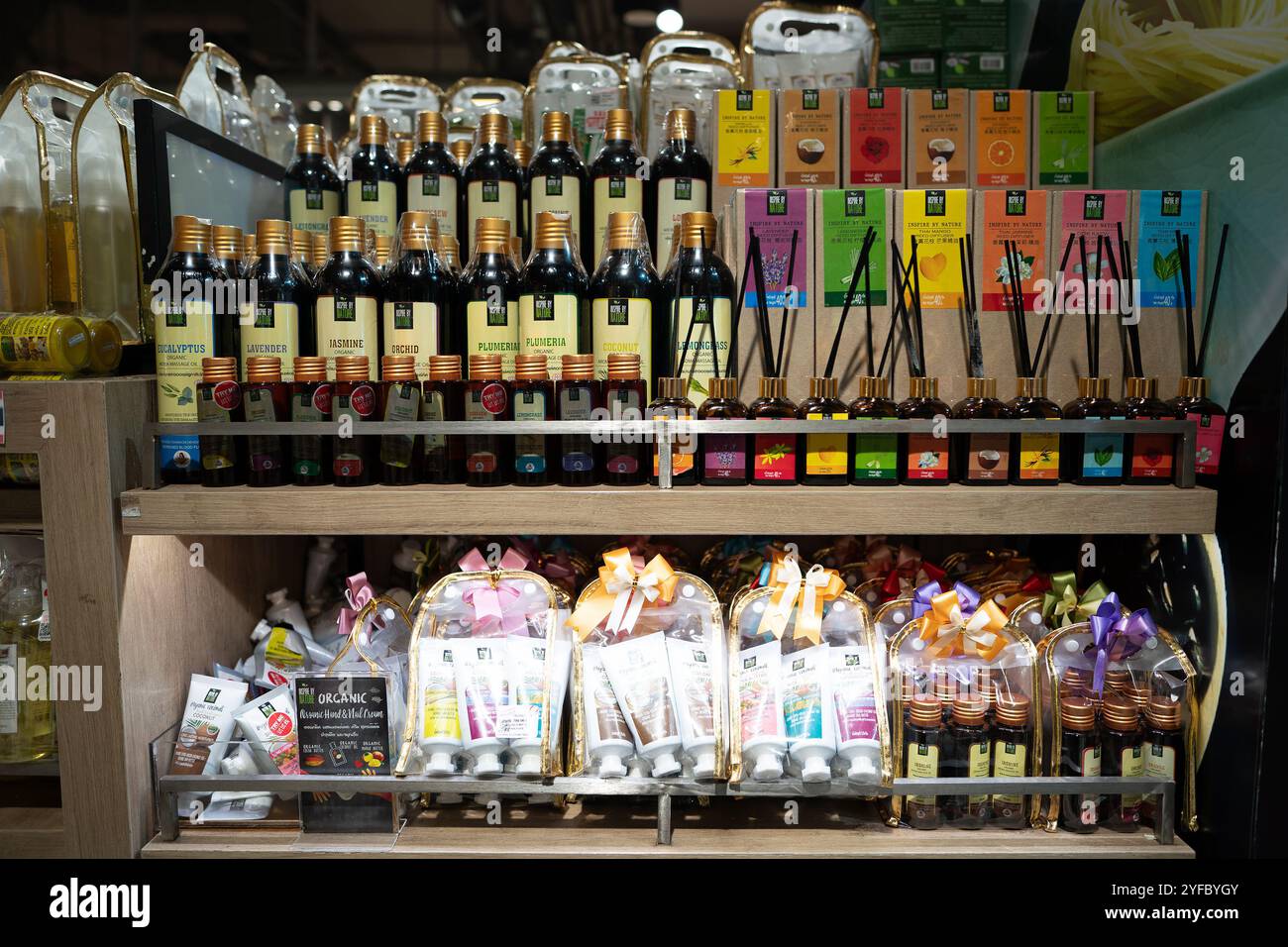 BANGKOK, THAILAND - OCTOBER 26, 2023: non-food retail products in ...