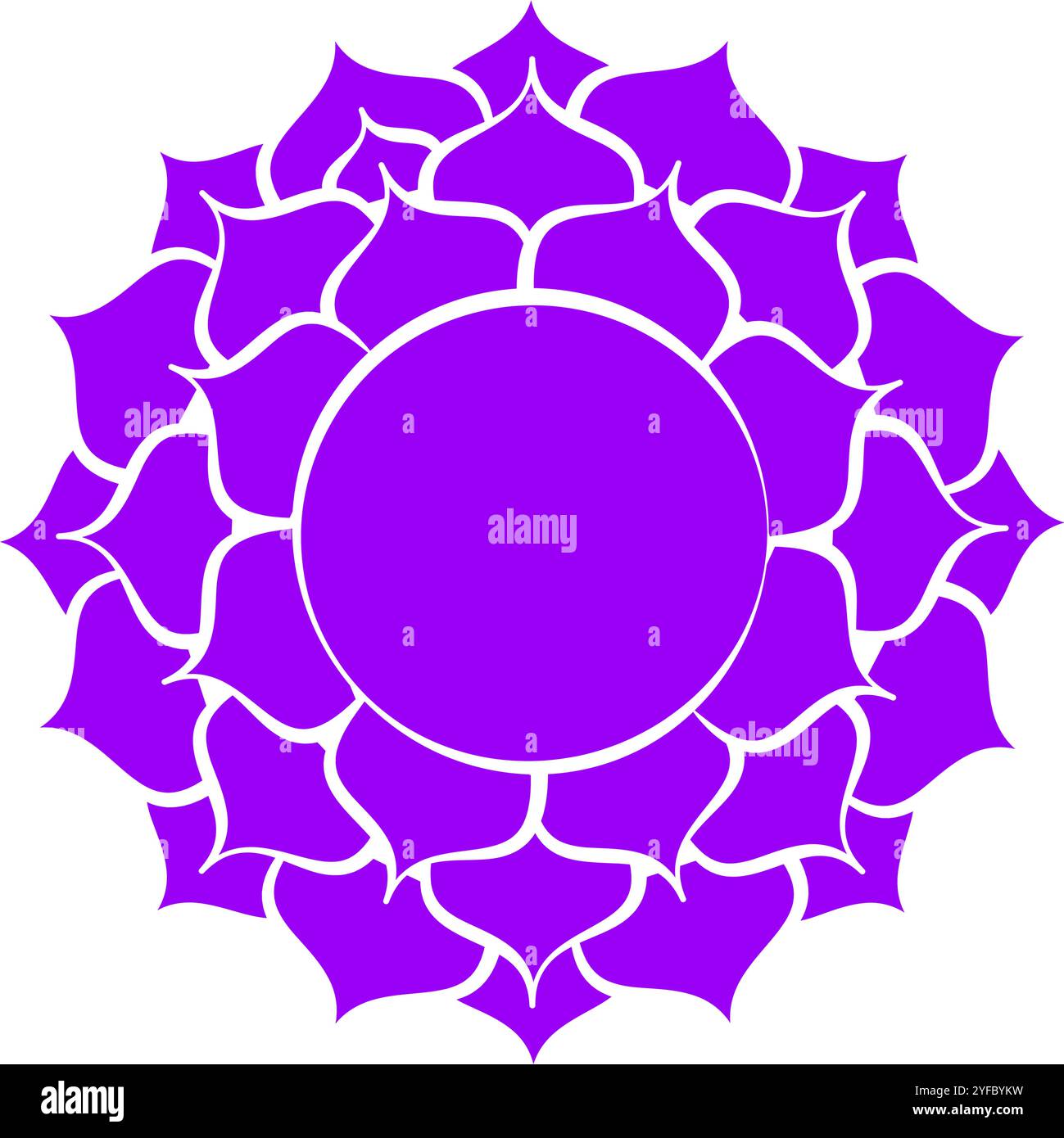 Crown chakra Cut Out Stock Images & Pictures - Alamy