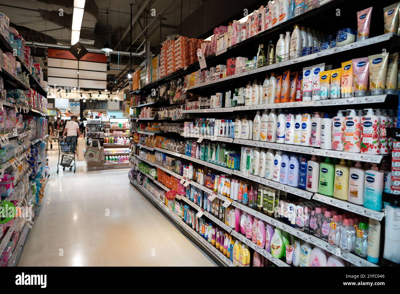 BANGKOK, THAILAND - OCTOBER 26, 2023: non-food retail products in ...