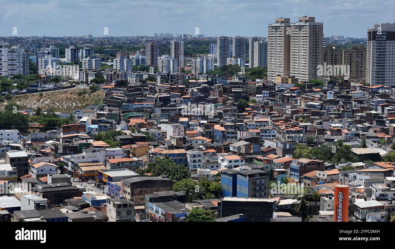 salvador, bahia, brazil - october 28, 2024: aerial view of the Boca do ...