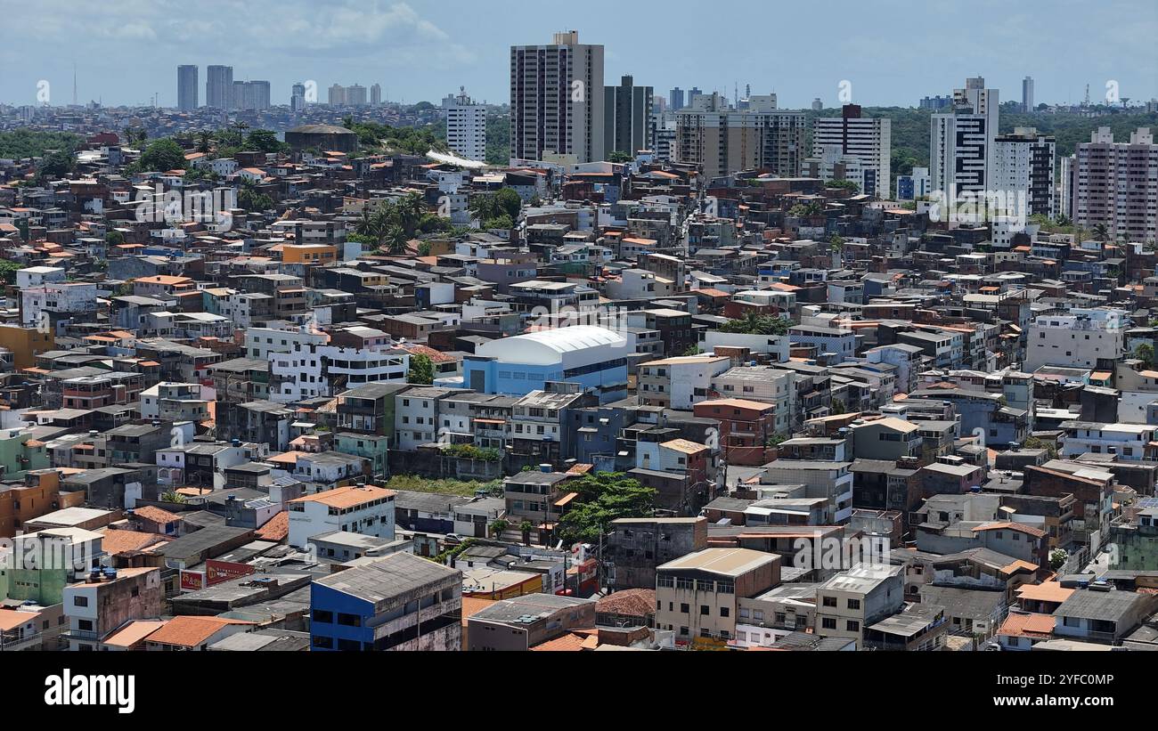 salvador, bahia, brazil - october 28, 2024: aerial view of the Boca do ...
