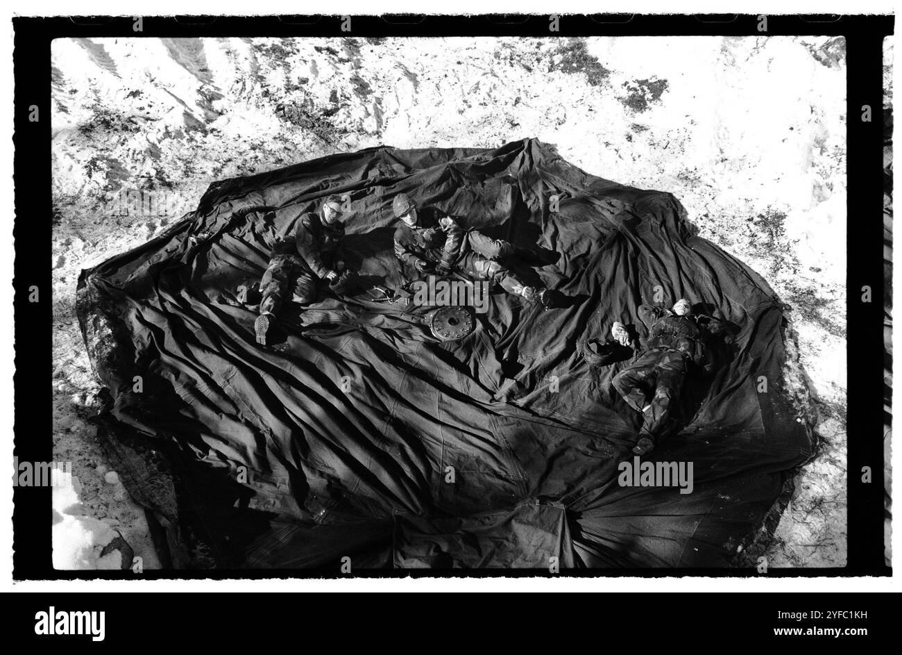 Swedish conscript soldiers during an exercise at the Älvdalen shooting ...