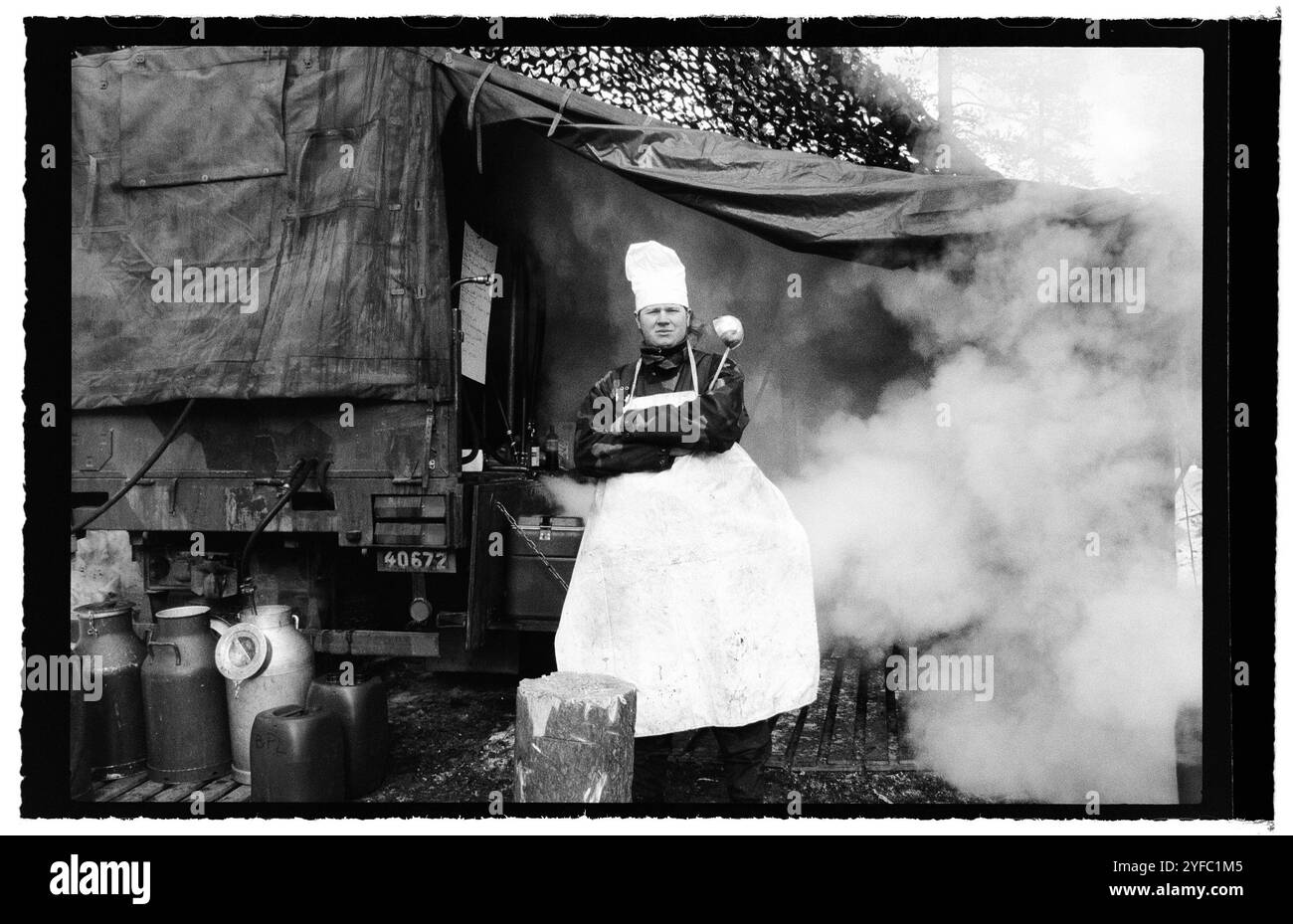 Swedish conscript soldiers during an exercise at the Älvdalen shooting ...