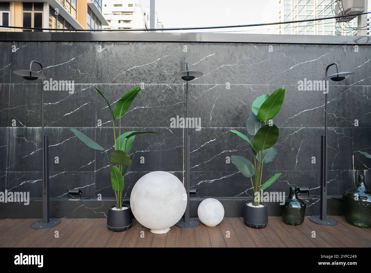 BANGKOK, THAILAND - OCTOBER 27, 2023: plant in pots as seen at Zhong ...