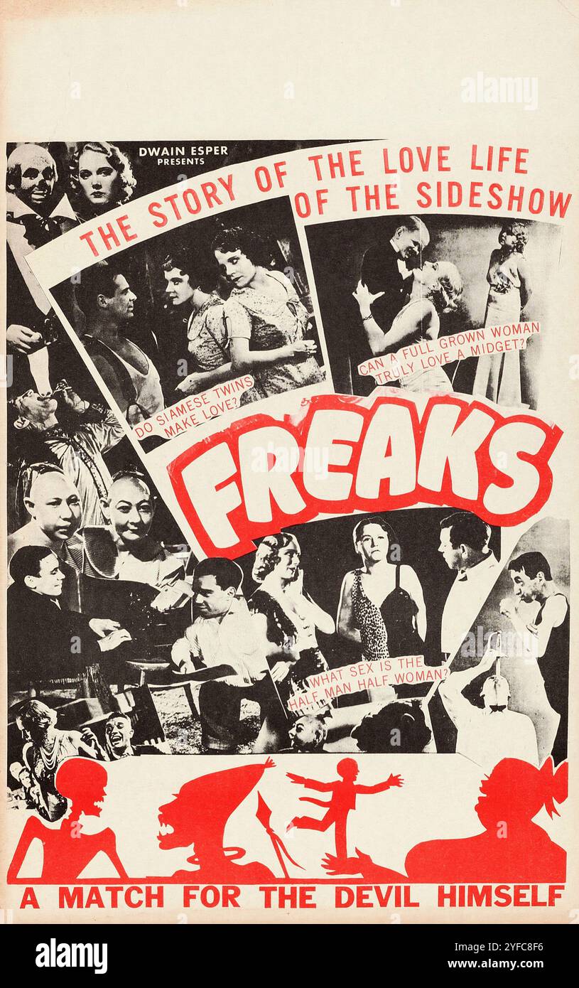 Dwain Esper presents Freaks (MGM 1932, Excelsior Pictures, Reissue 1949 ...