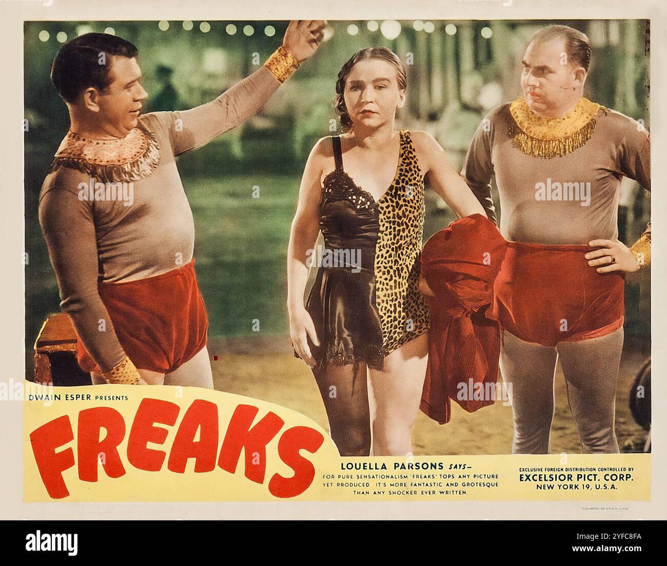 Freaks (MGM 1932, Excelsior Pict Corp Reissue 1949). Lobby Card with ...