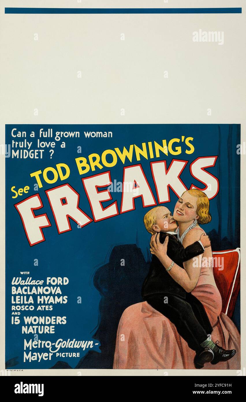 Tod Browning's Freaks (MGM, 1932) Film poster, style D - Can a full ...
