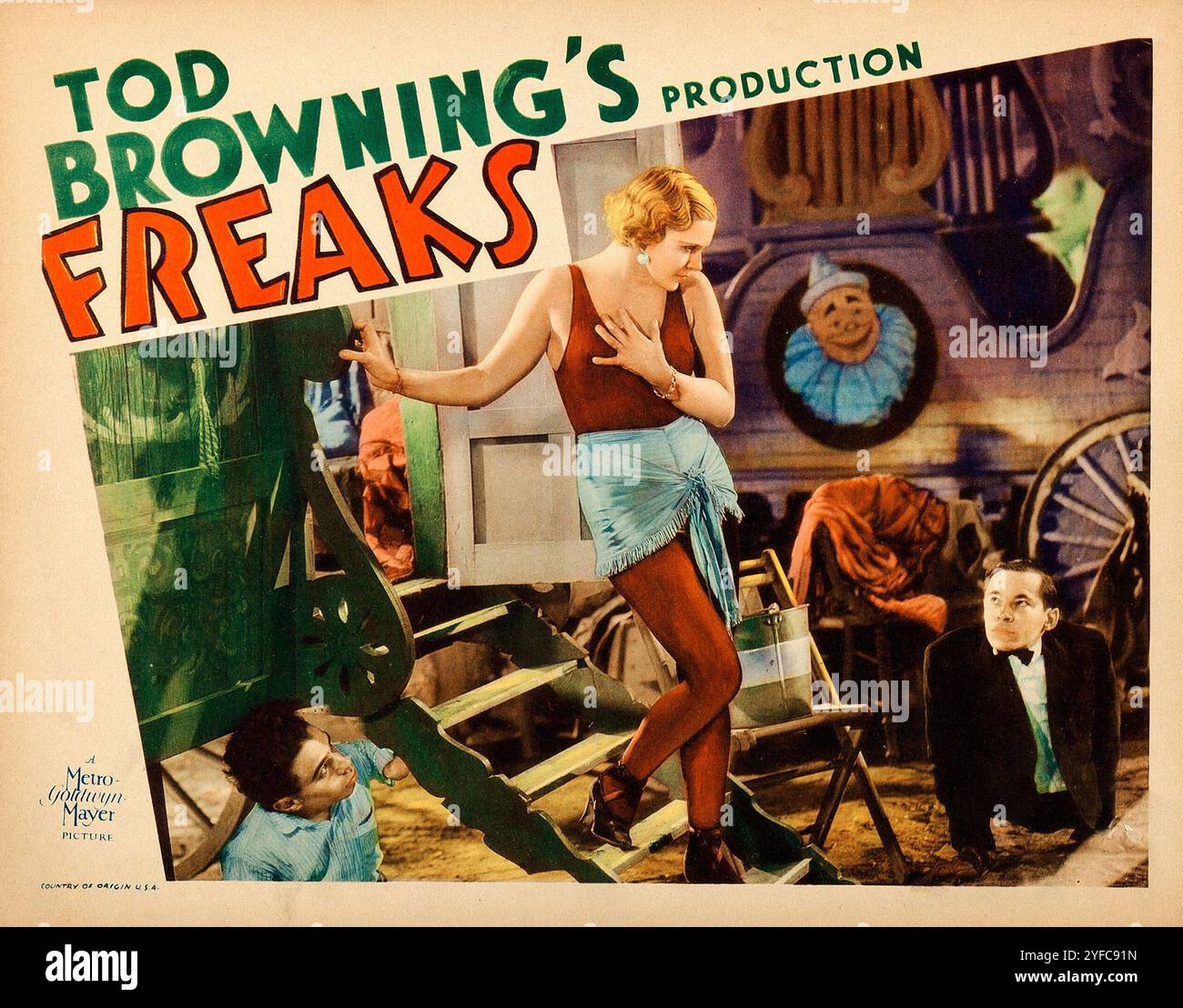 Tod Browning's production - Freaks (MGM, 1932). Lobby Card feat Olga ...