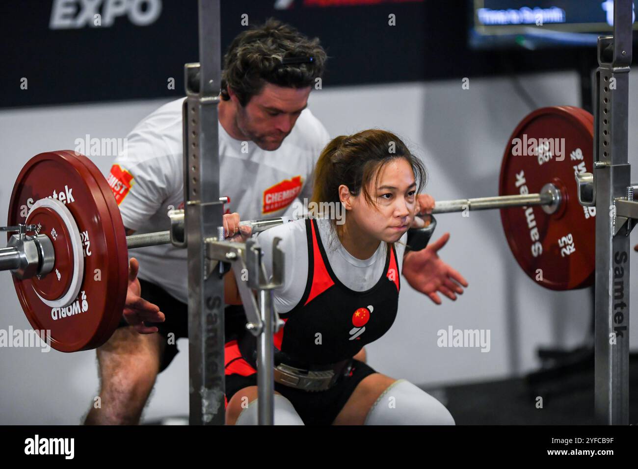 Sydney, Australia. 11th Oct, 2024. Miaomiao Wang of China seen in action at the 2024 World ...