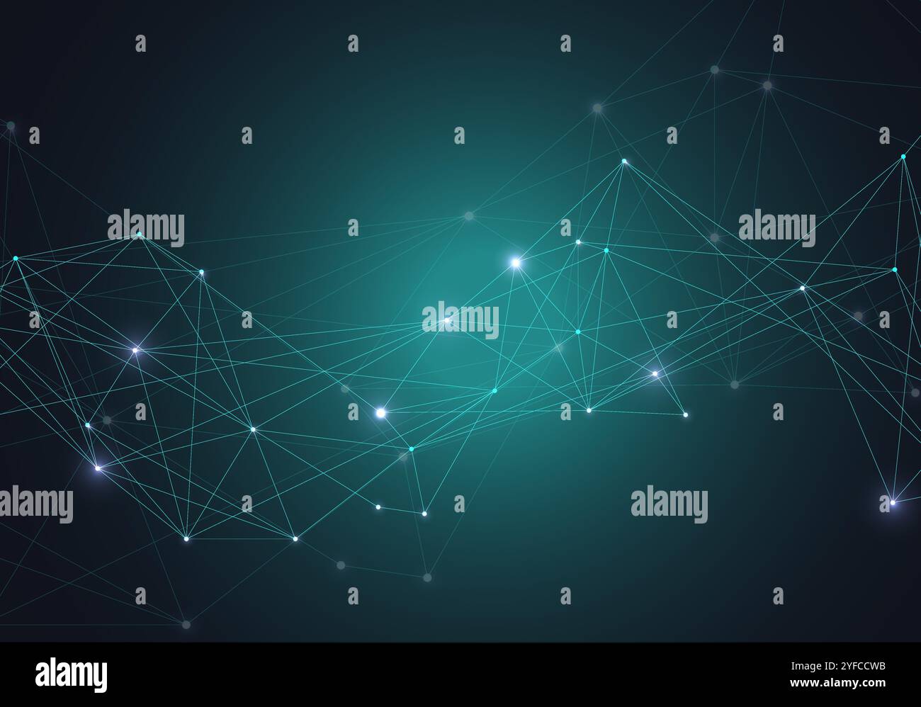Data integration on green Stock Vector Images - Alamy