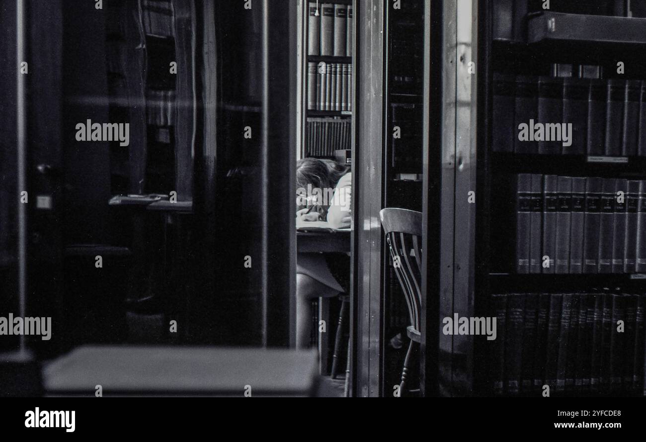 Library Bedford College London 1969 Stock Photo - Alamy