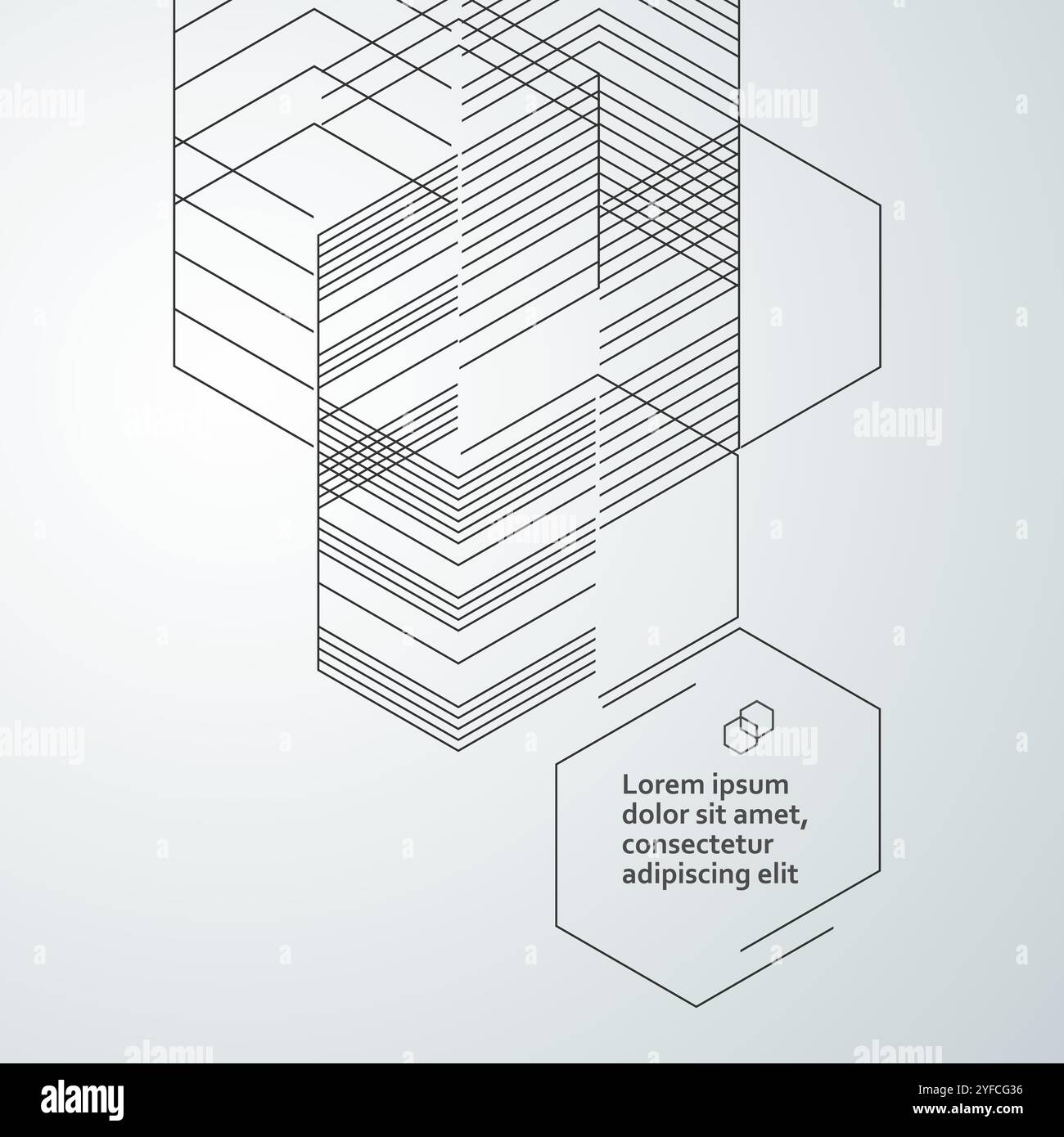 Vector connection many lines connect figure white background .Technical ...