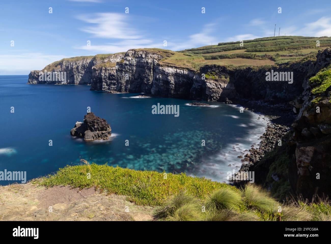 On the North Coast of Sao Miguel Island, Azores, the Miradouro da ...