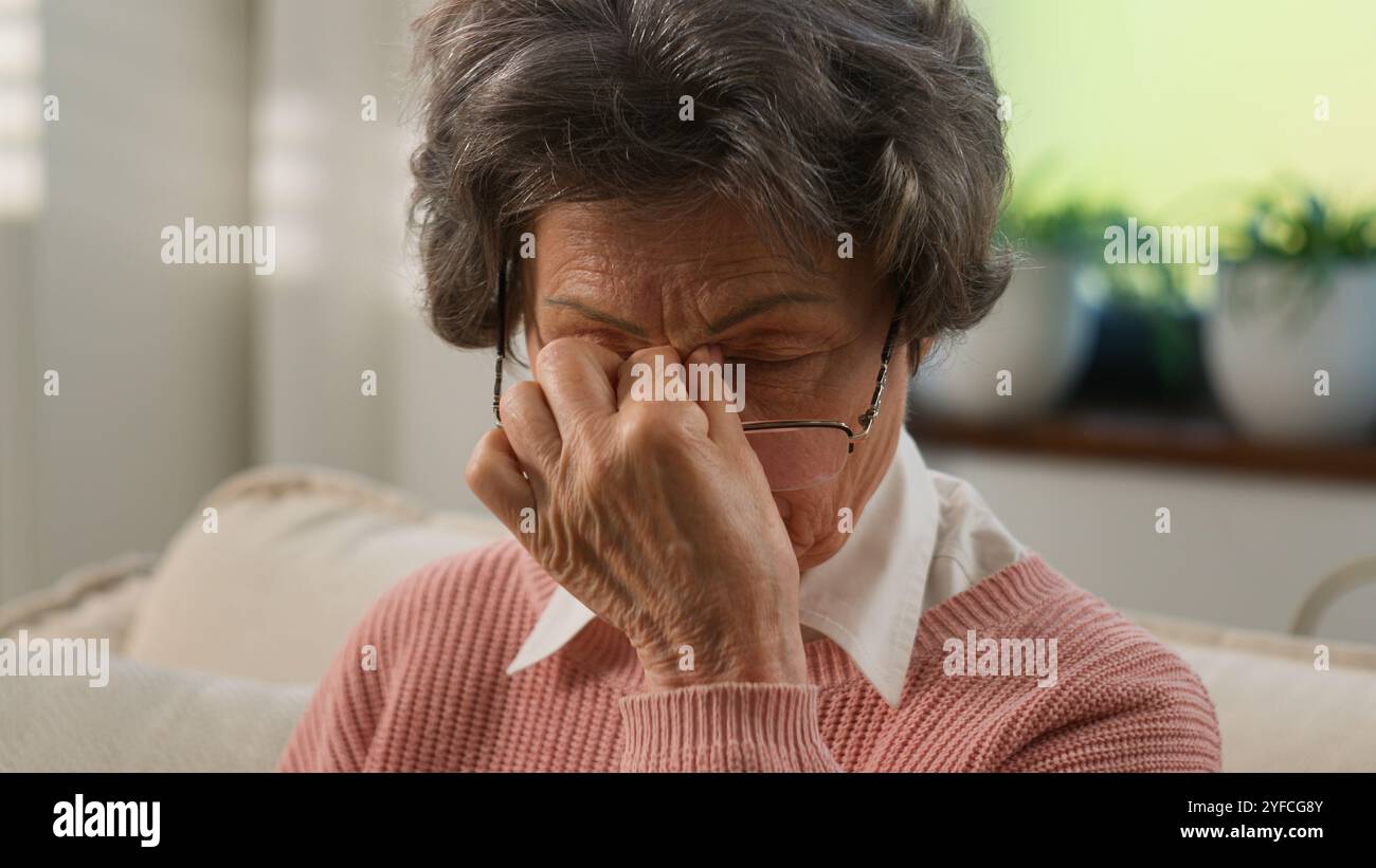 Old 60s Caucasian woman retired lady 70s senior aged female granny ...