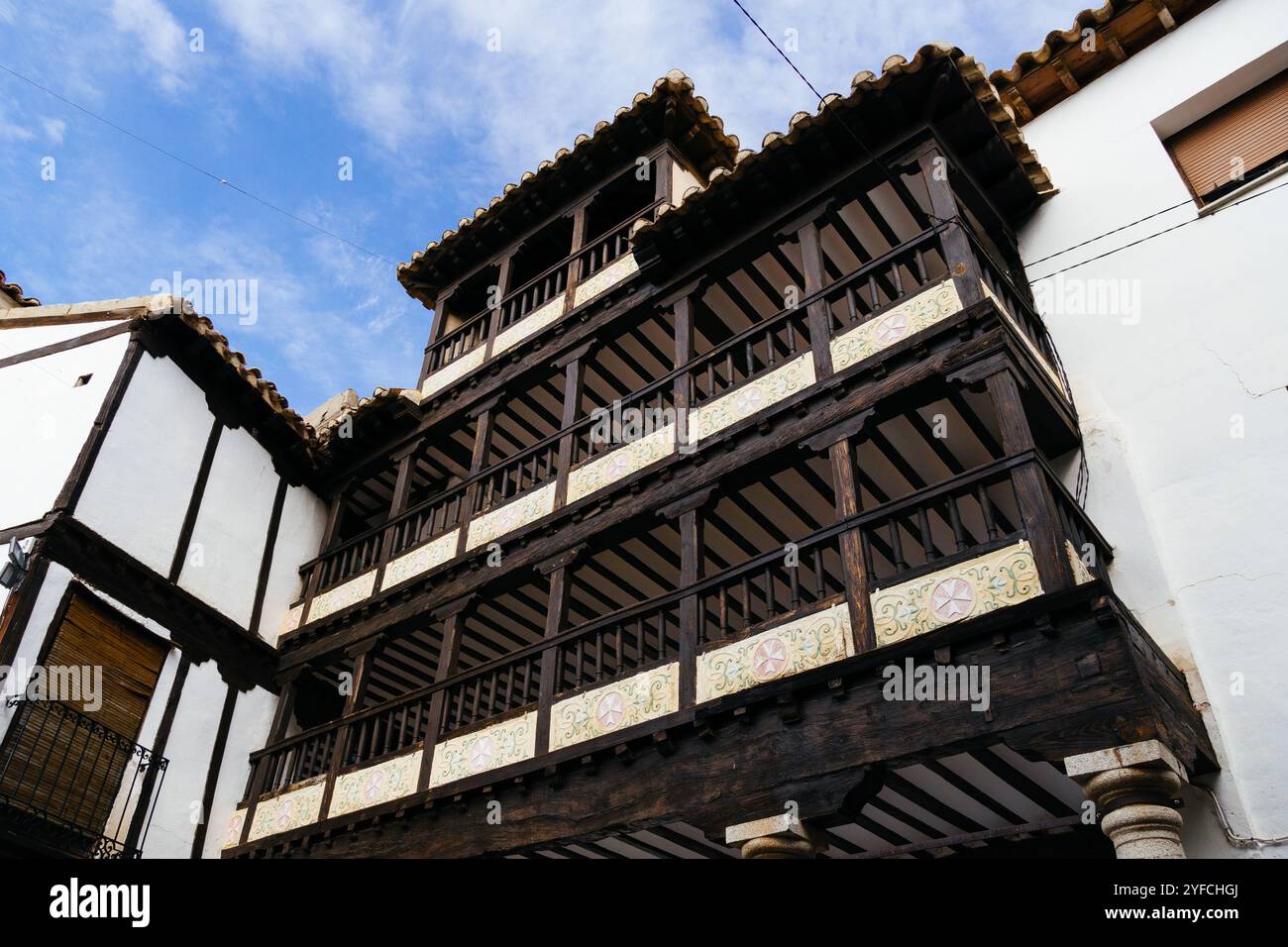 Tembleque, Spain - November 2, 2024: Main Square of Tembleque, Toledo ...