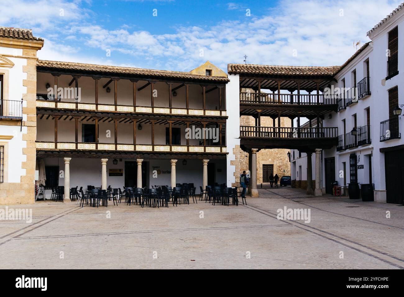 Tembleque, Spain - November 2, 2024: Main Square of Tembleque, Toledo ...