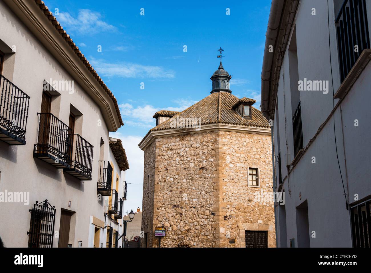 Tembleque, Spain - November 2, 2024: Hermitage of Vera Cruz in ...