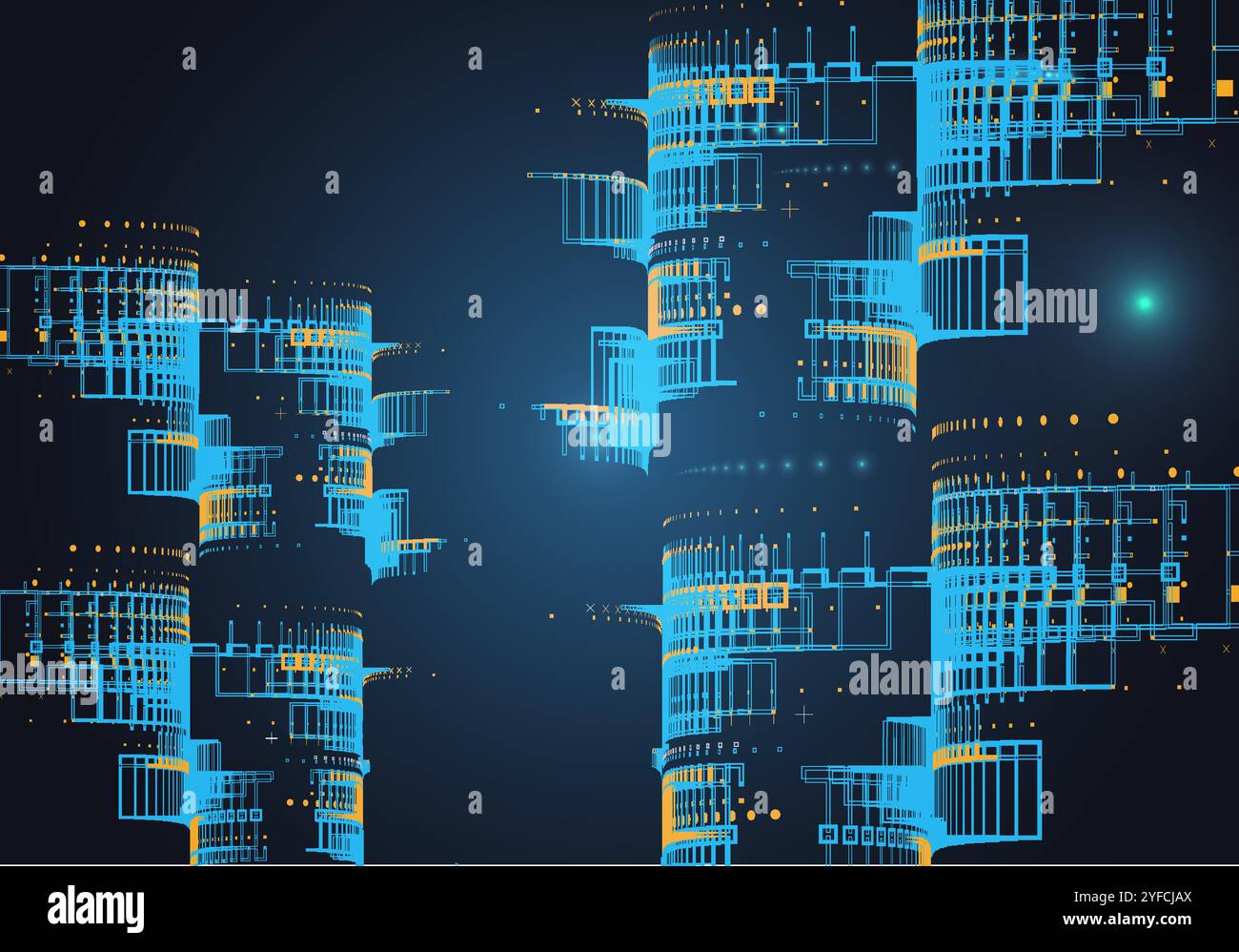 Night driving background Stock Vector Images - Alamy