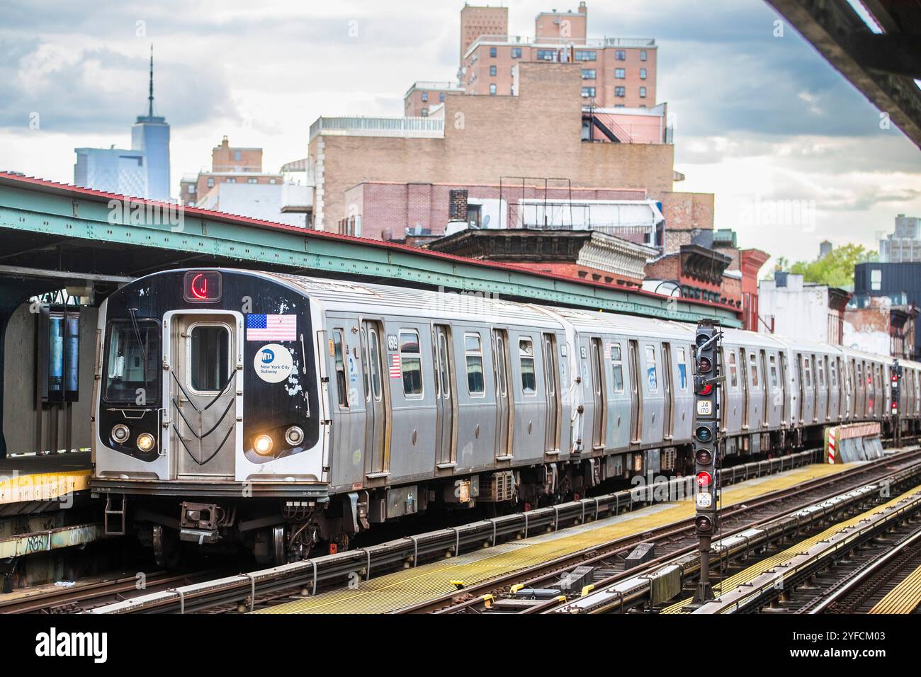 MTA NYC Subway train Stock Photo - Alamy