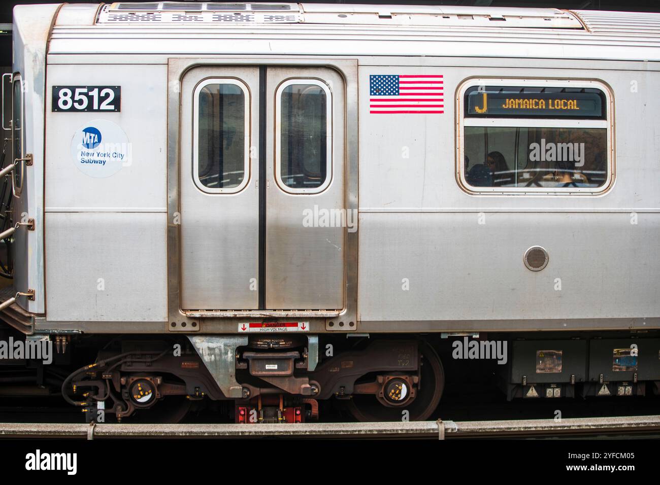 MTA NYC Subway train Stock Photo - Alamy