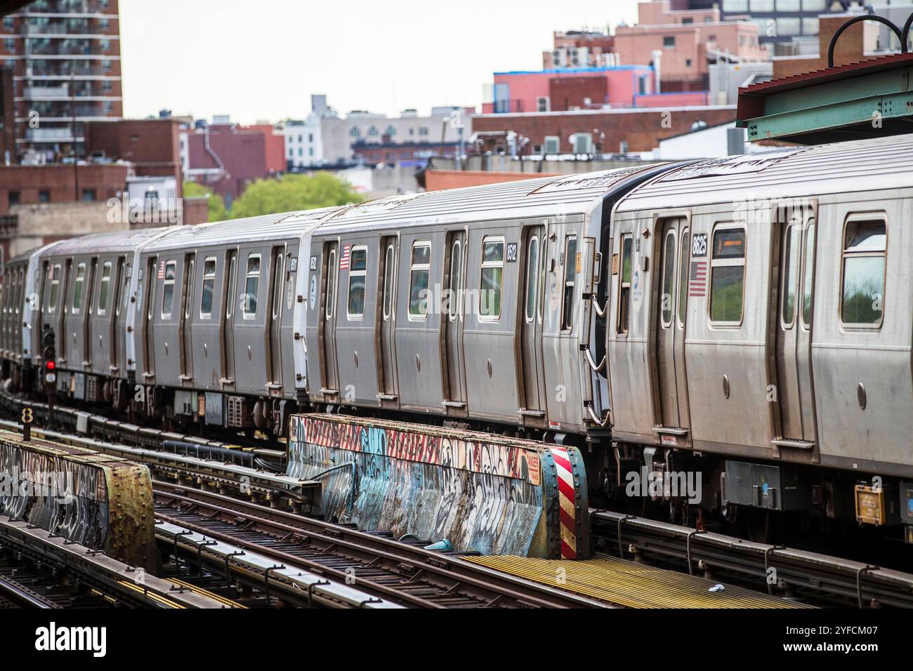 MTA NYC Subway train Stock Photo - Alamy