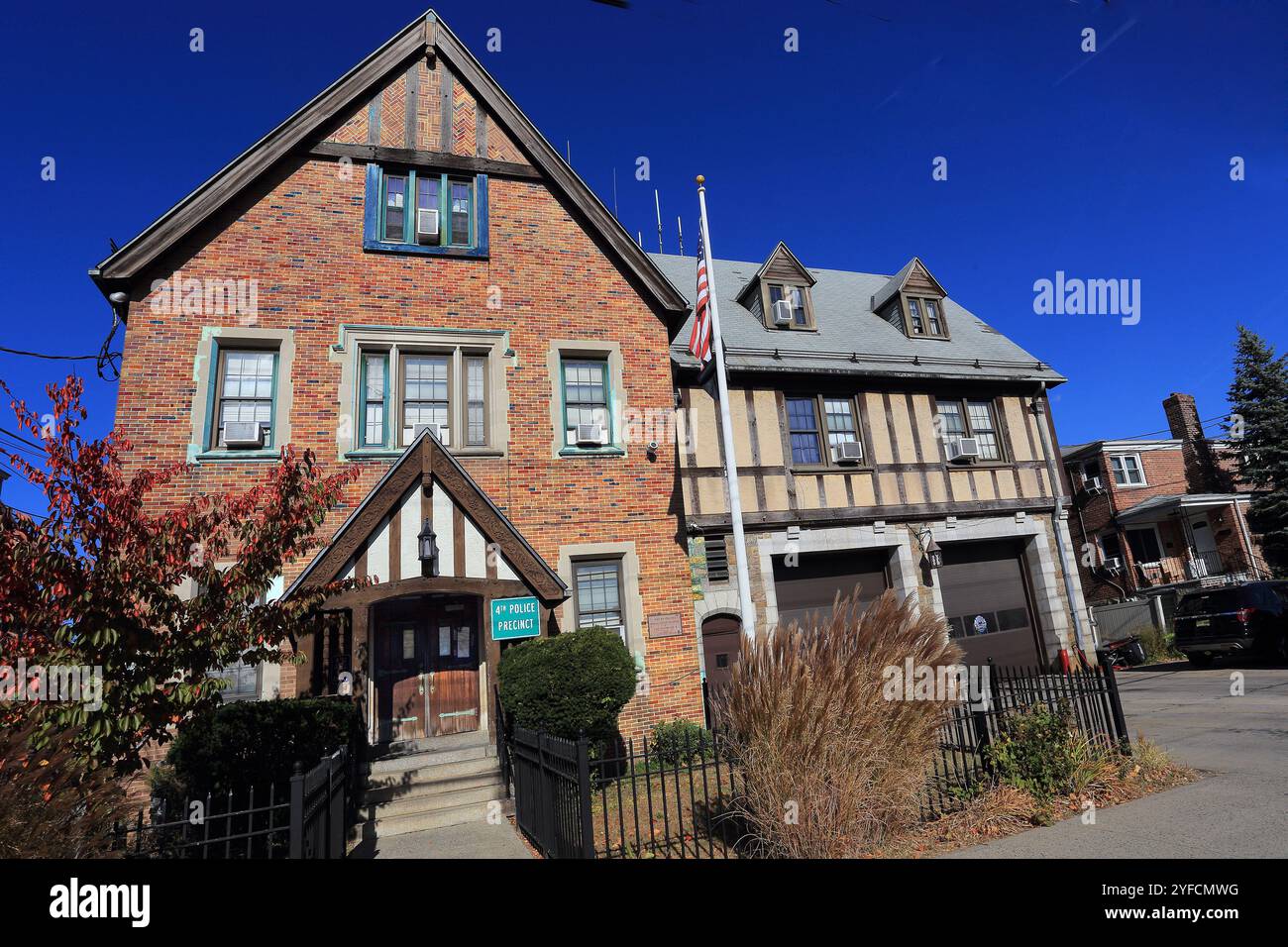 Police Precinct and Firehouse, Yonkers, NY Stock Photo - Alamy