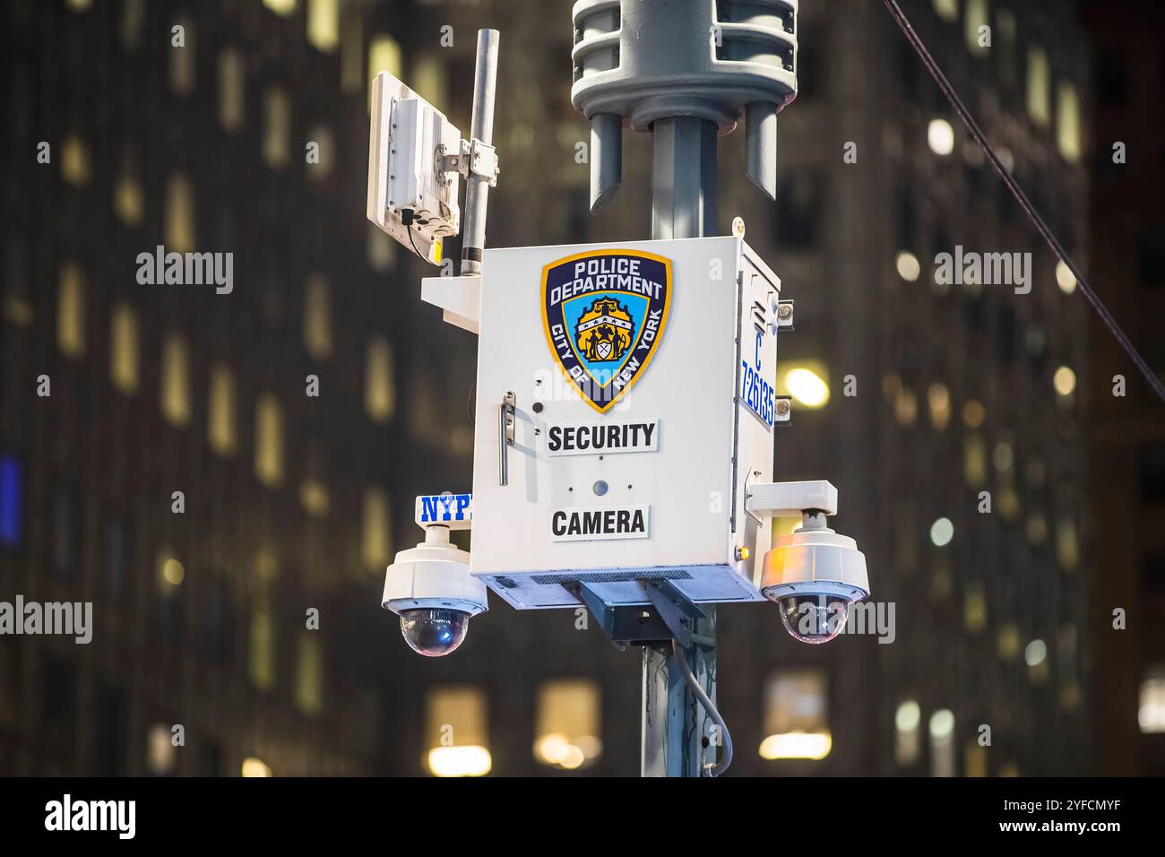 Police surveillance cameras new york hi-res stock photography and ...