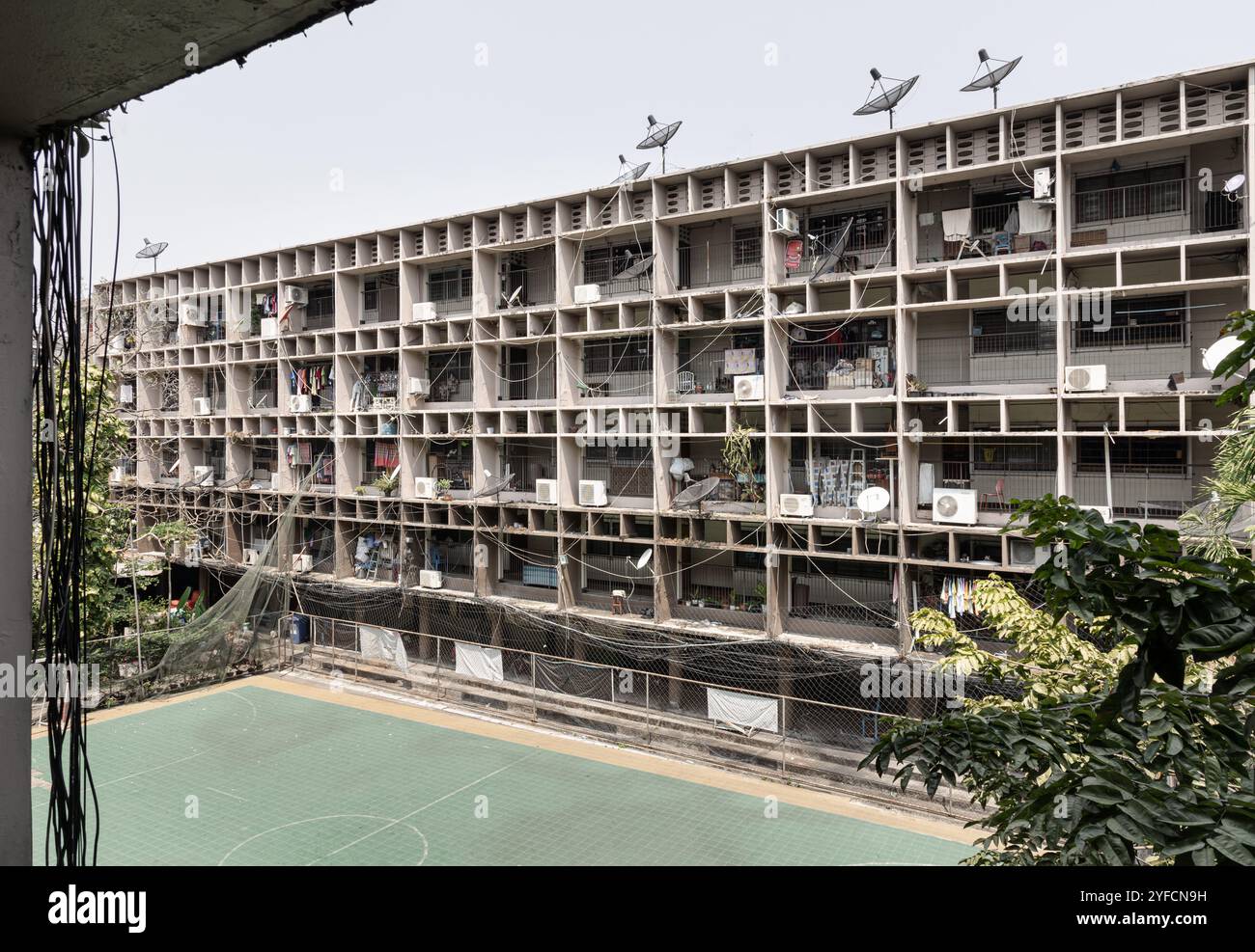 Bangkok, Thailand - Feb 27, 2023 - Housing the Unsightly run down poor ...