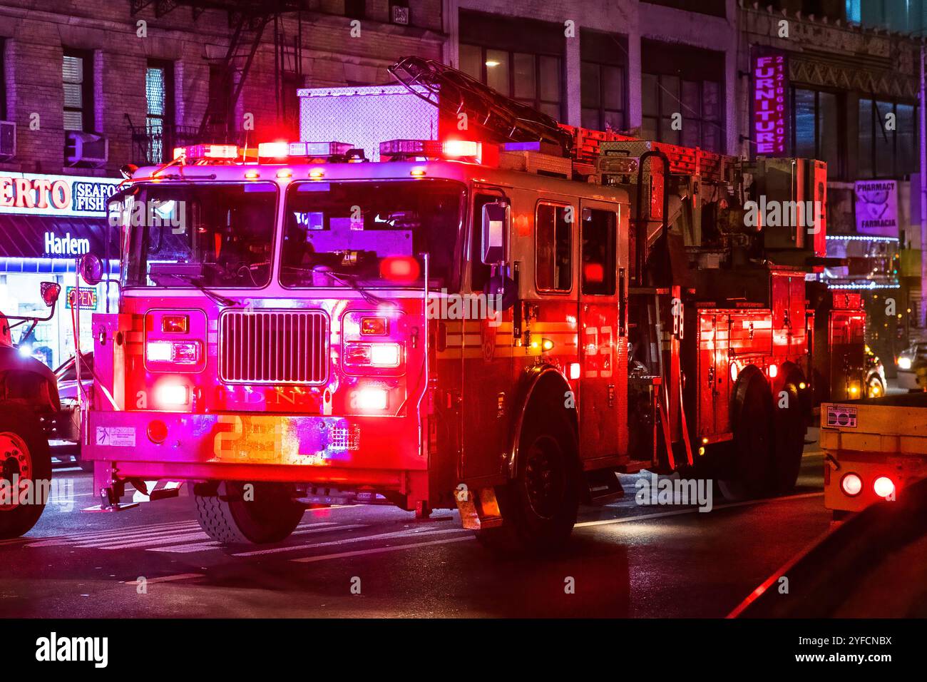 FDNY Hook and Ladder 23 Stock Photo - Alamy