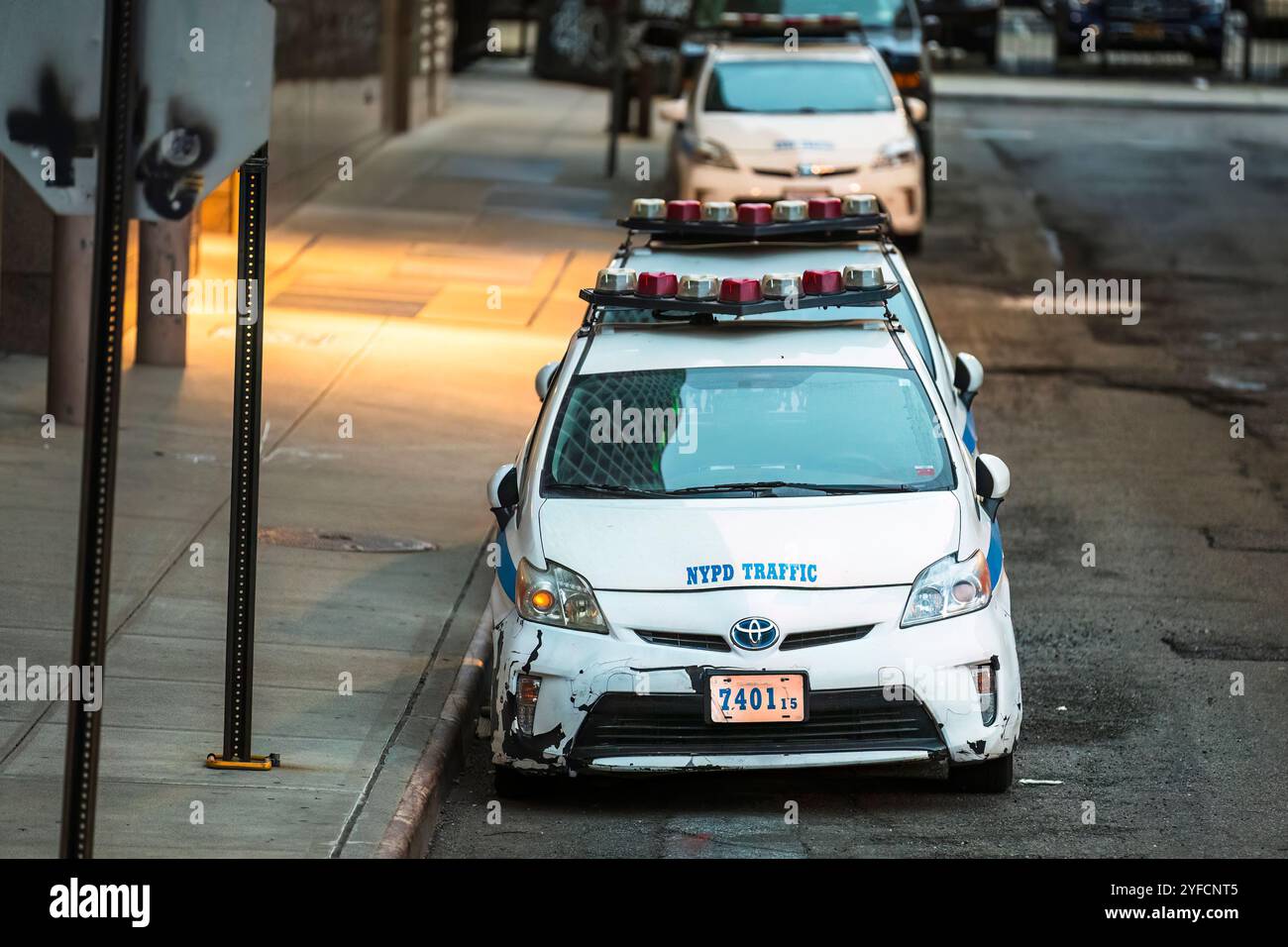 NYPD Traffic enforcement Stock Photo - Alamy