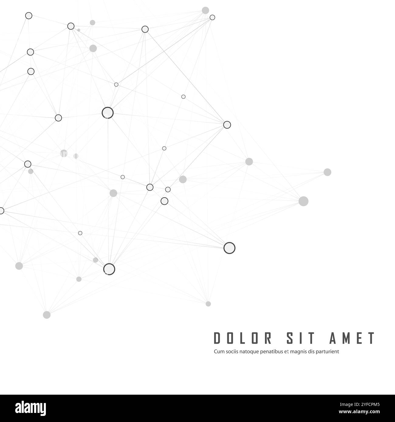 Modern abstract illustration with connect dots for web backdrop design ...