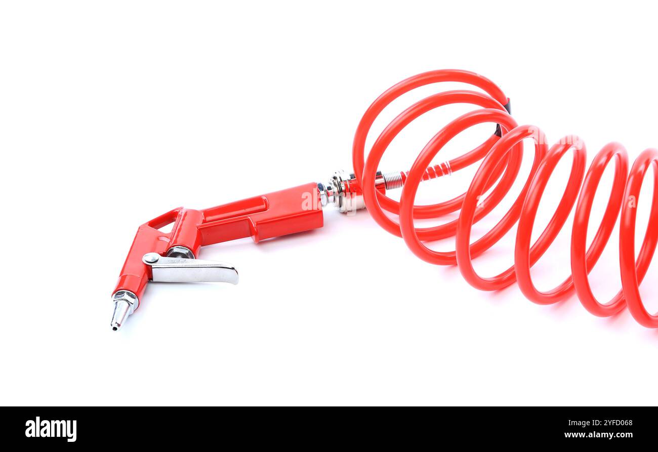 Spray gun isolated over a white background Stock Photo - Alamy