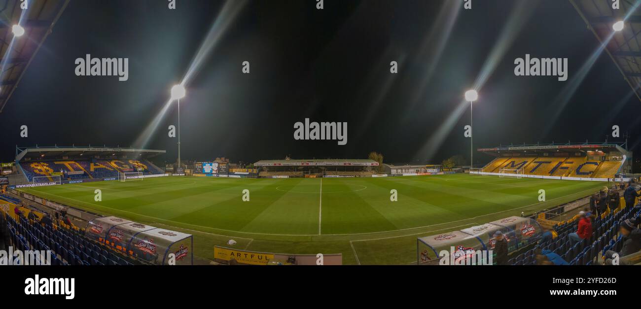 Field Mill is the home ground of Mansfield Town Football Club in ...