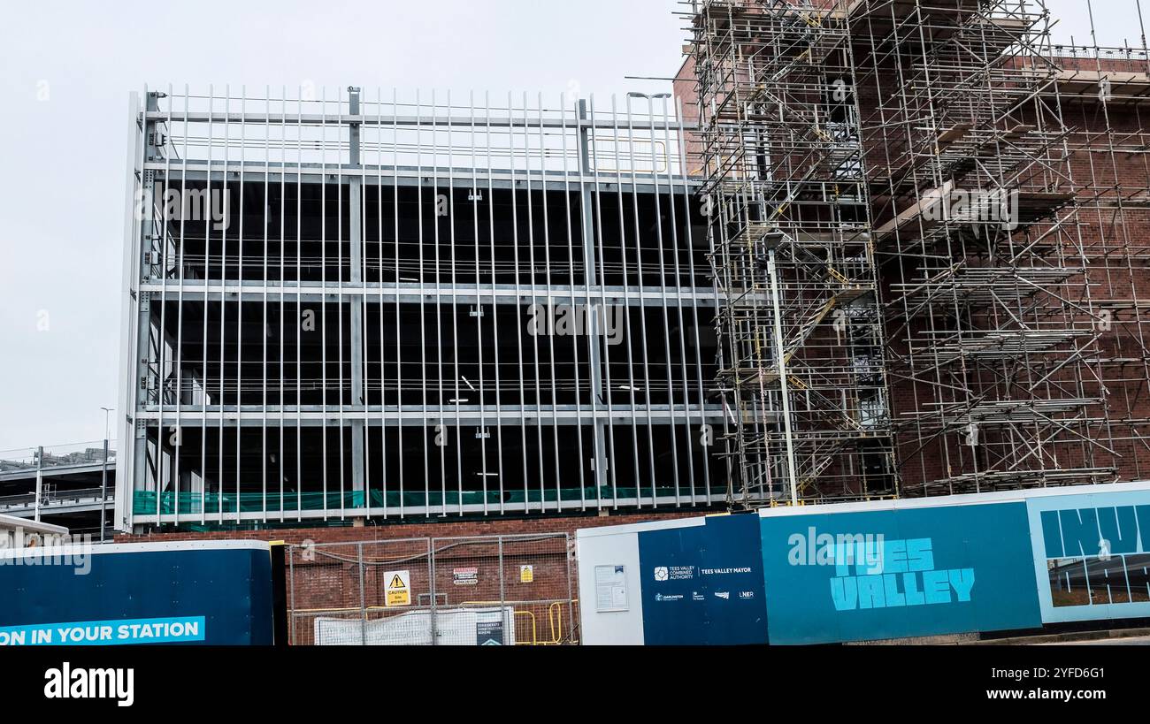 Darlington, UK. 4th November 2024.Darlington Railway Station's £140m ...