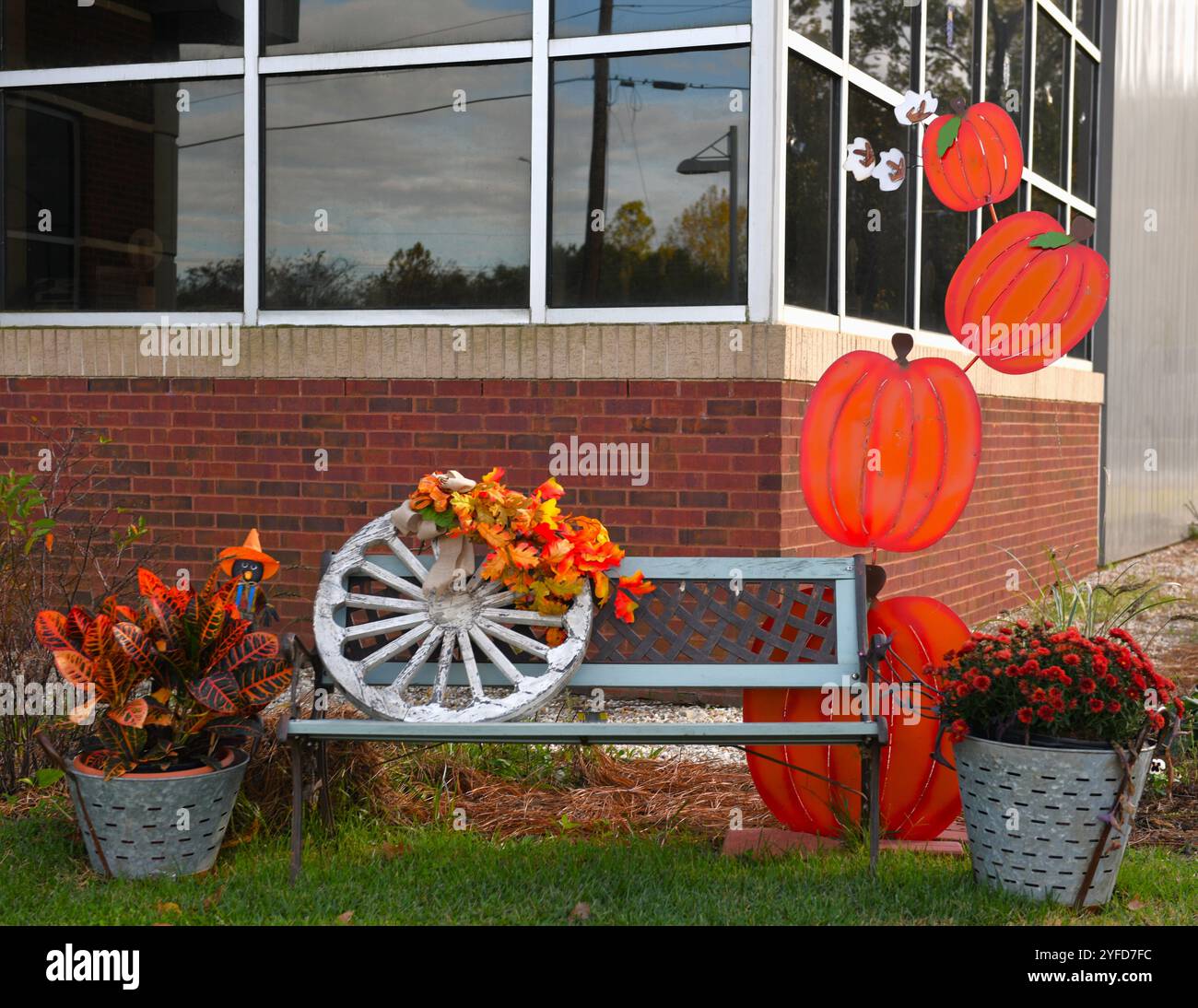 Celebrating Fall at the Brandon, Mississippi library Stock Photo - Alamy