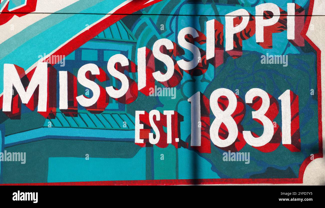 Welcome to Brandon, Mississippi Stock Photo - Alamy