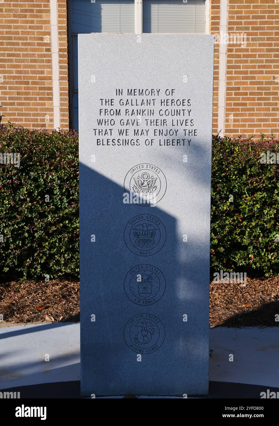 The old Brandon, Mississippi Courthouse Stock Photo - Alamy