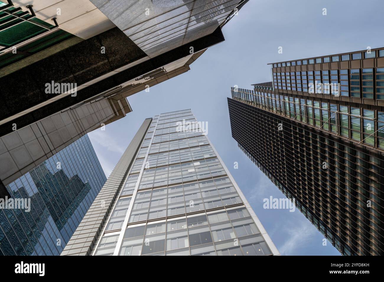London skyline, office buildings in the city financial business ...