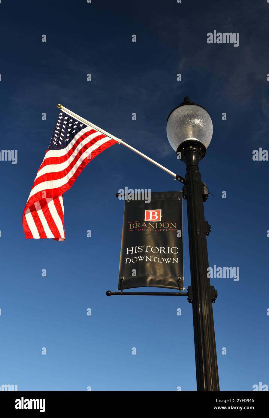 Historic Downtown Brandon, Mississippi Stock Photo - Alamy