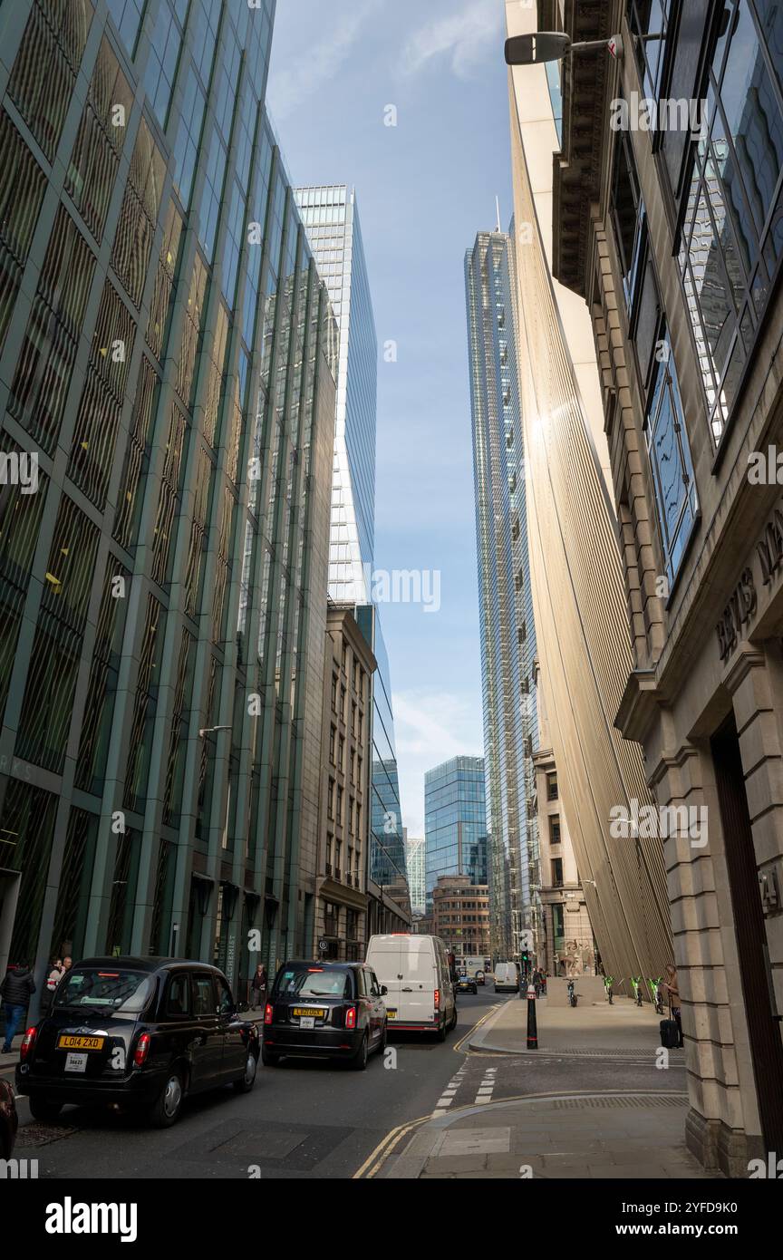 Office offices skyscraper tower financial district hi-res stock ...