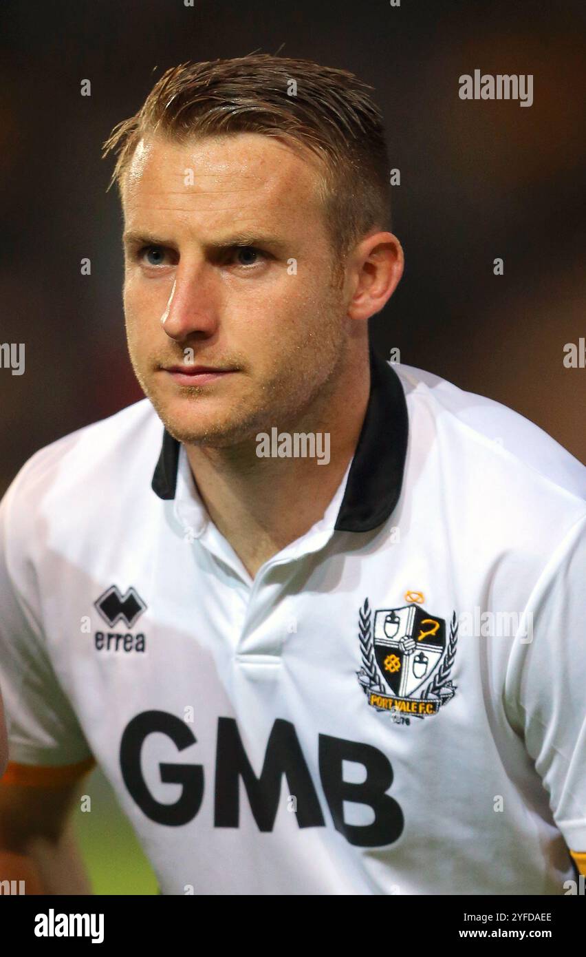 File photo dated 16-09-2014 of Port Vale's Chris Birchall. Former Port ...