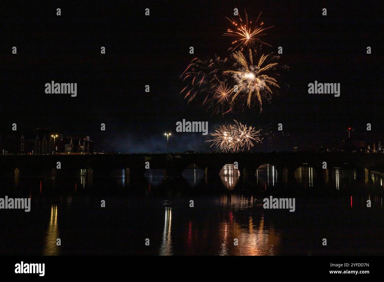 Barnstaple Round Table Fireworks 2024 Stock Photo - Alamy