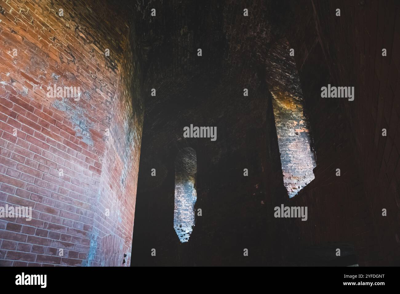 A window in the fortress wall. The embrasure. The Bobruisk Fortress ...