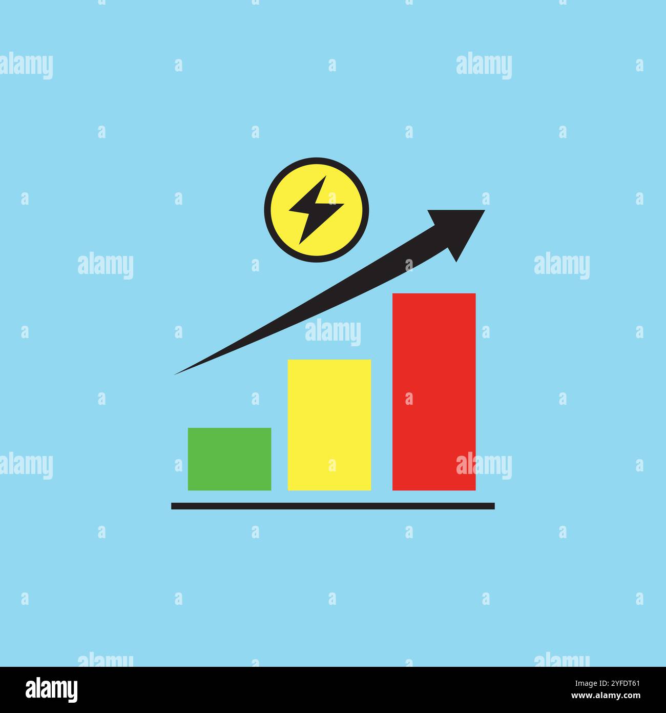 Exponential growth chart Stock Vector Images - Alamy