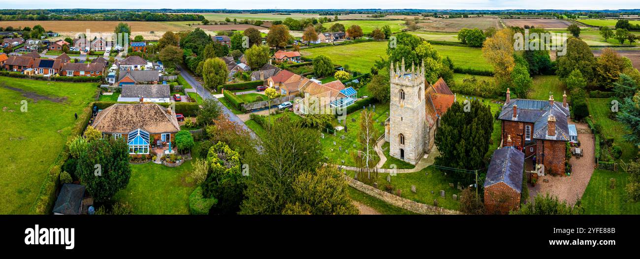 View of Norton Disney, a small village and civil parish on the western ...