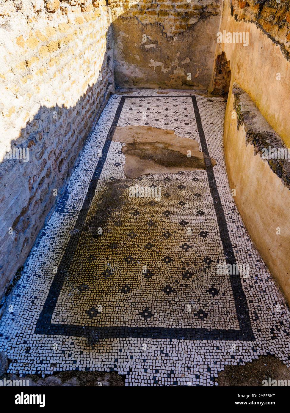 Corridor with mosaics flooring - Villa of the Quintilii in the ...