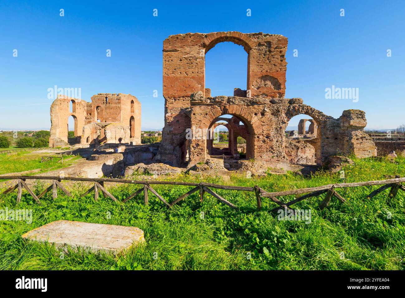 Biuldings of the Frigidarium, Tepidarium and Calidarium thermal rooms ...