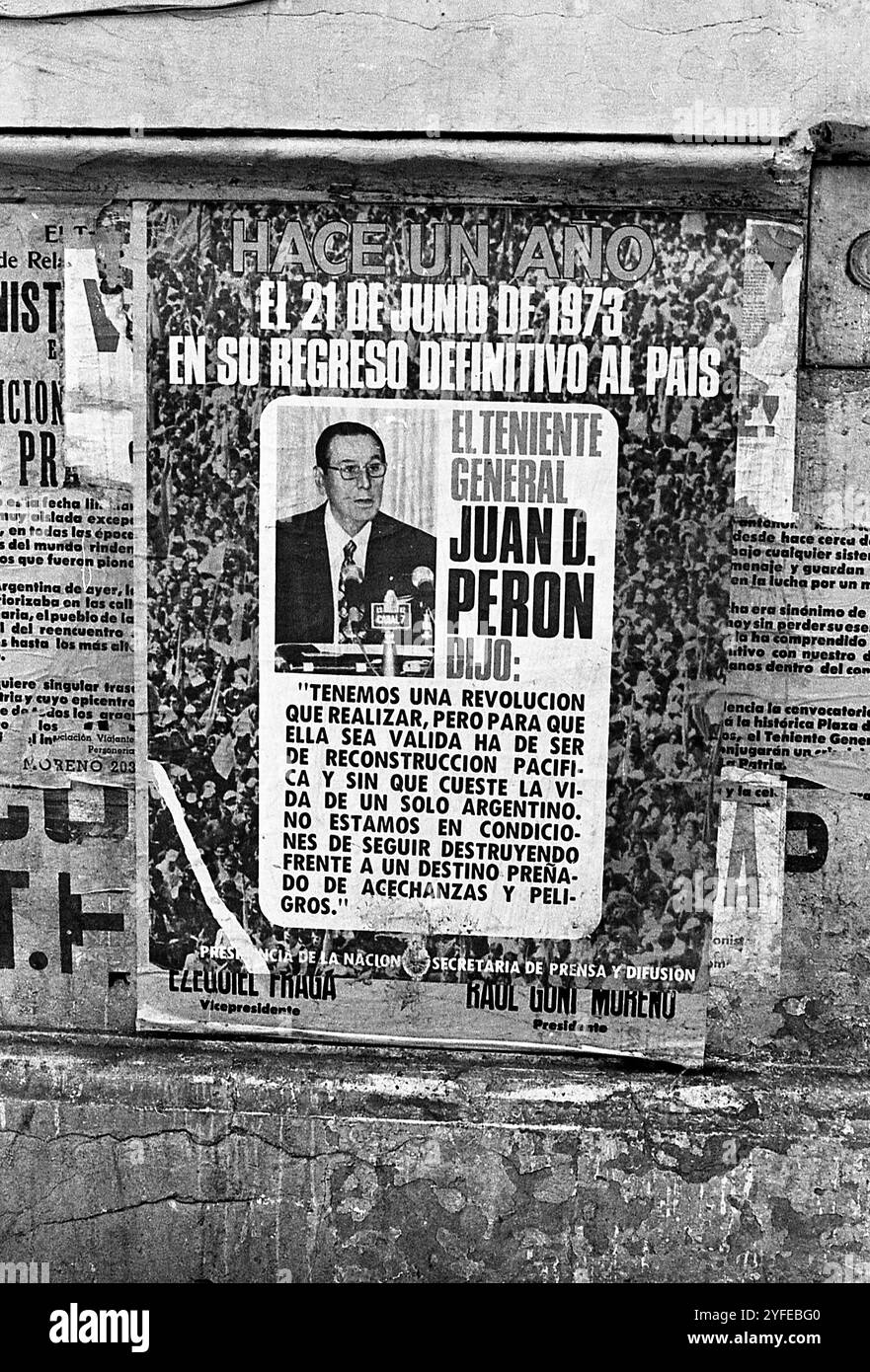 Peron poster hi-res stock photography and images - Alamy