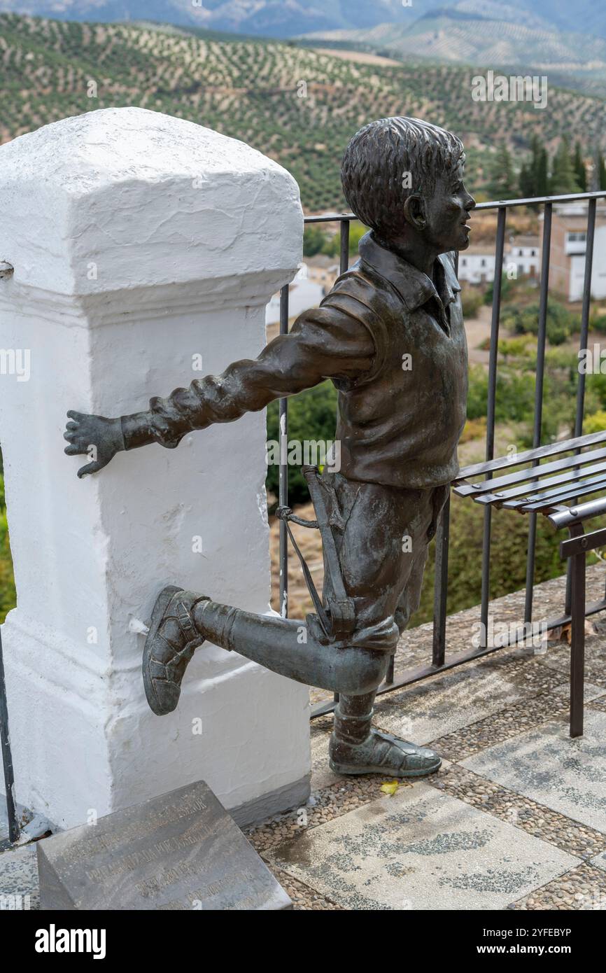 Statue of Joselito "The Little Nightingale" José Jiménez Fernández in ...